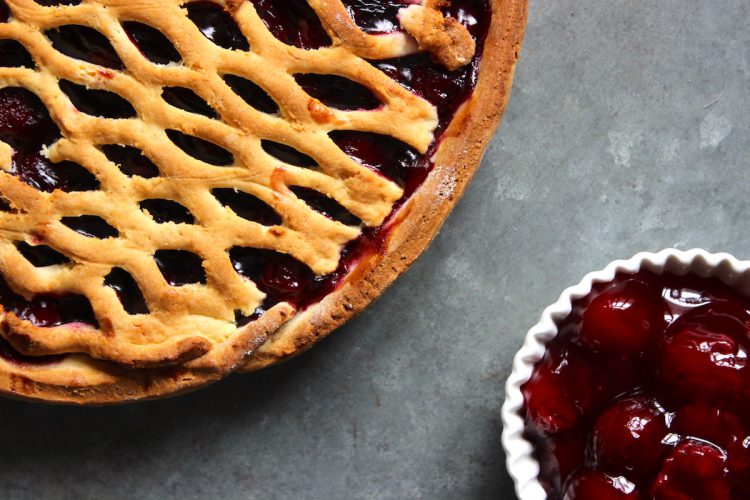 Glutenvrije kersenvlaai - Foodless